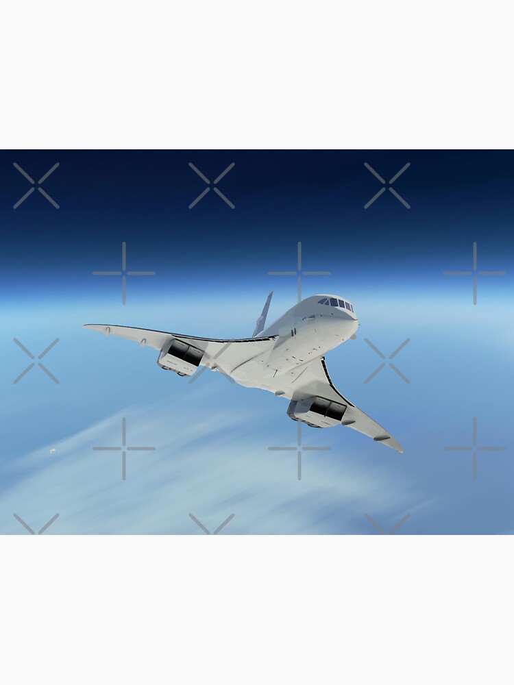 "Concorde - Mach 2" Sticker for Sale by Speedbirddesign | Redbubble
