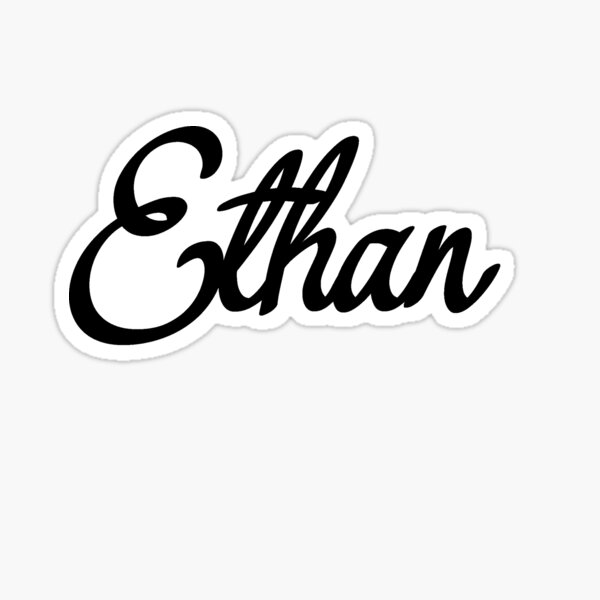 "Ethan" Sticker for Sale by Shalomjoy | Redbubble