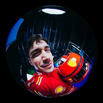 "Charles Leclerc Fisheye" Sticker for Sale by F1PIT | Redbubble