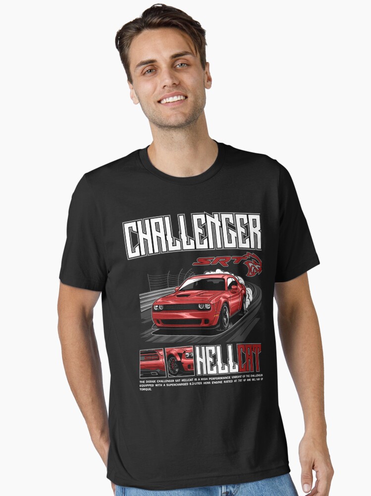 "Challenger SRT Hellcat" Essential T-Shirt for Sale by idrdesign ...