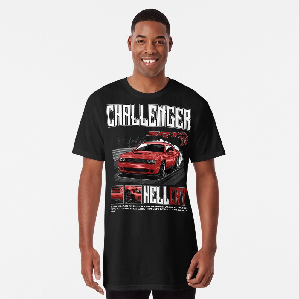 "Challenger SRT Hellcat" Essential T-Shirt for Sale by idrdesign | Redbubble