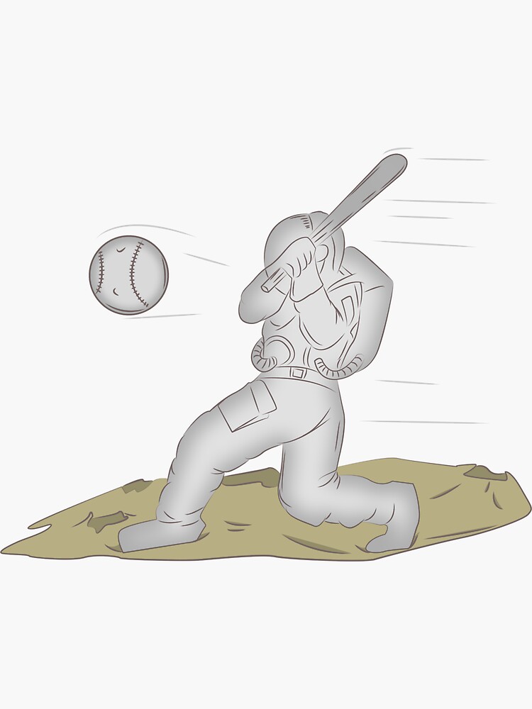 "Baseball Astronaut in Outer Space" Sticker by CreativeStrike | Redbubble