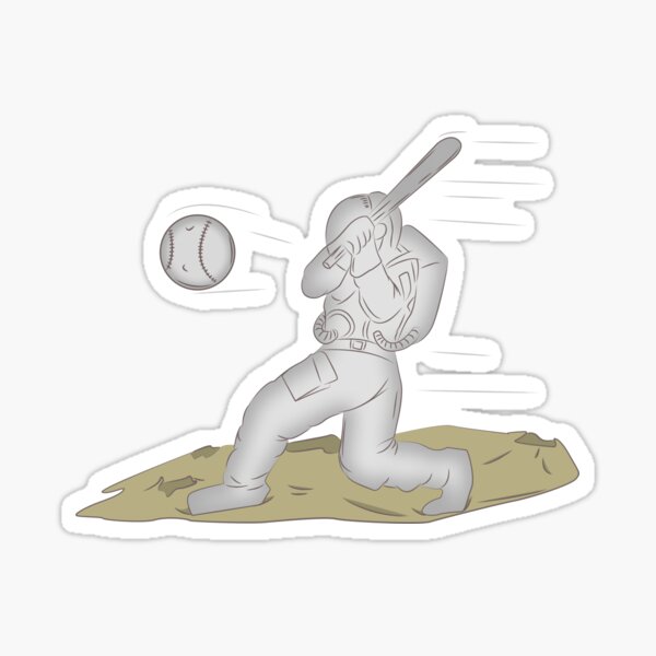 "Baseball Astronaut in Outer Space" Sticker by CreativeStrike | Redbubble