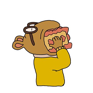 "Arthur TV Eating Cake " Sticker for Sale by emmae11 | Redbubble