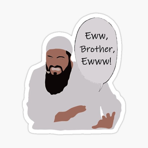 "Ew, Brother, Ew! What's That? What's That Brother? Meme" Sticker for ...