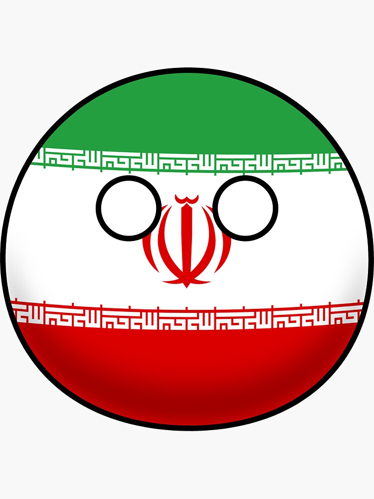 "Iran Countryball" Sticker for Sale by Candie-Shop | Redbubble
