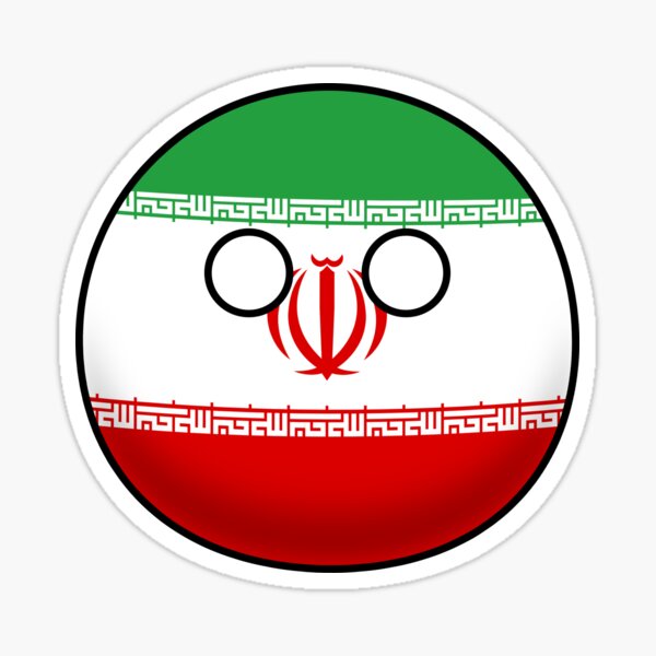 "Iran Countryball" Sticker for Sale by Candie-Shop | Redbubble