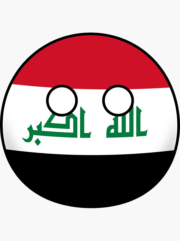 "Iraq Countryball" Sticker for Sale by Candie-Shop | Redbubble