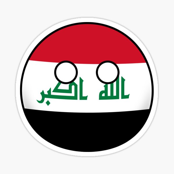 "Iraq Countryball" Sticker for Sale by Candie-Shop | Redbubble