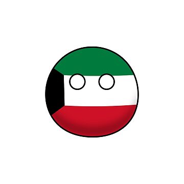 "Kuwait Countryball" Sticker for Sale by Candie-Shop | Redbubble
