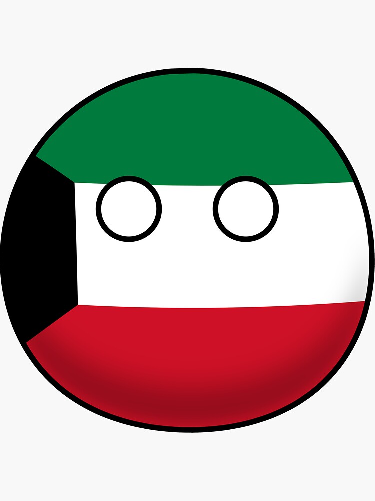 "Kuwait Countryball" Sticker for Sale by Candie-Shop | Redbubble