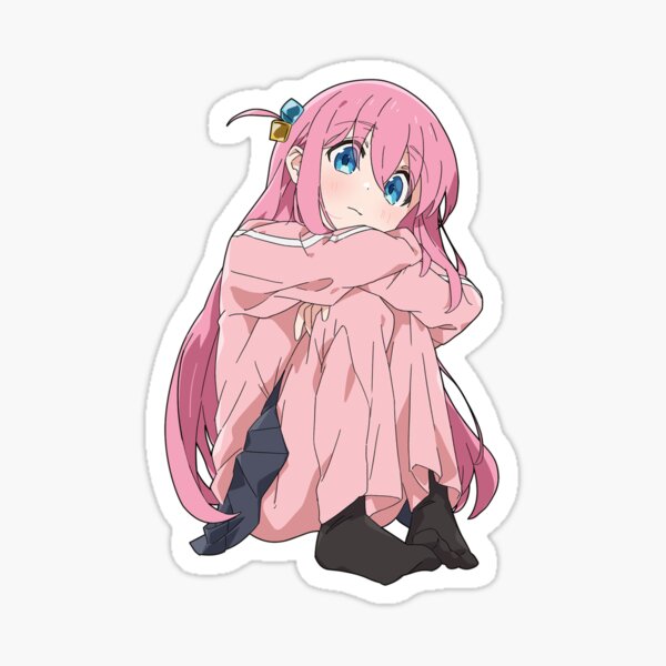 "Hitori Gotoh Bocchi The Rock " Sticker for Sale by ingfo | Redbubble