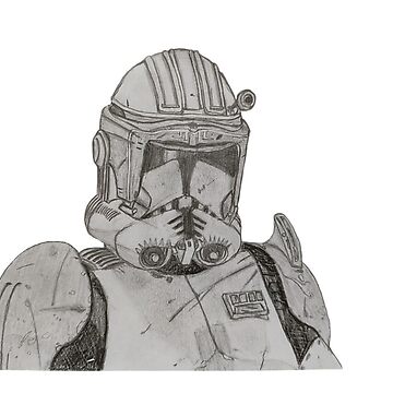 "Commander Cody (CC-2224)" Sticker for Sale by SamvgarDrawing | Redbubble