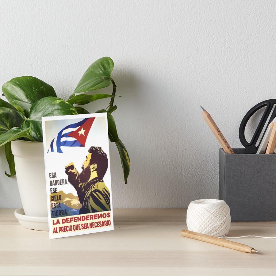 "Classic Cuban Propaganda Poster" Poster for Sale by ComradeRedFlag ...