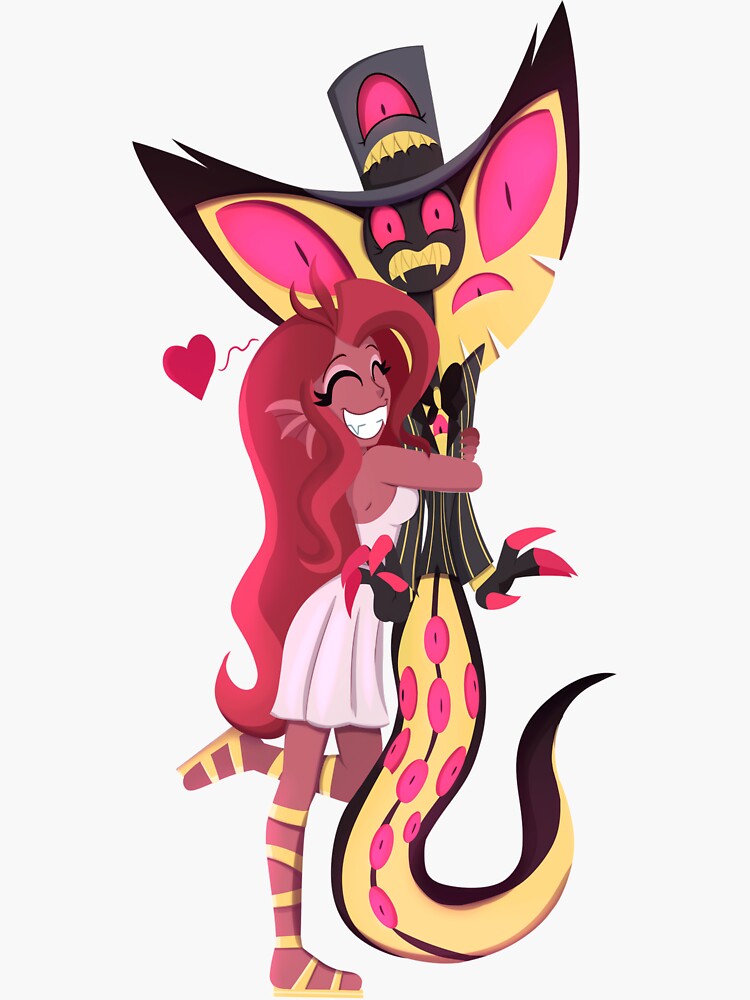 "Sir Pentious - Hazbin Hotel" Sticker for Sale by Aqsa-manzoor | Redbubble