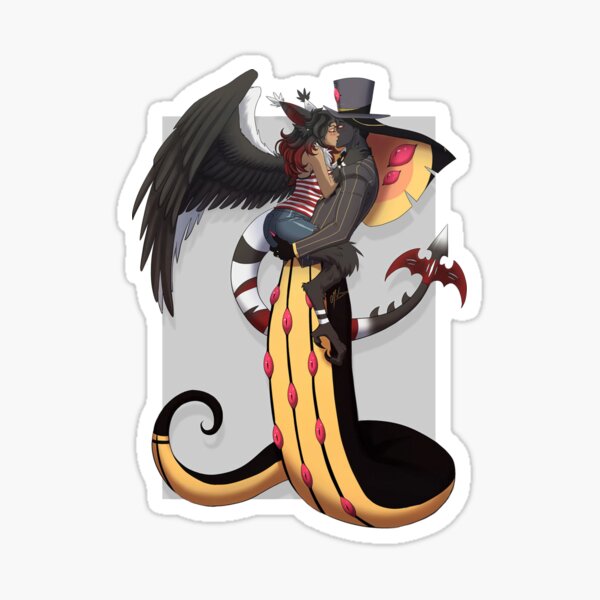 "Sir Pentious - Hazbin Hotel" Sticker for Sale by Aqsa-manzoor | Redbubble