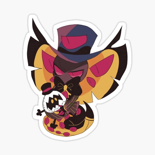 "Sir Pentious - Hazbin Hotel" Sticker for Sale by Aqsa-manzoor | Redbubble