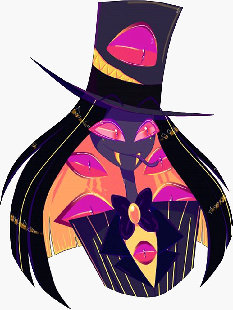 "Sir Pentious - Hazbin Hotel" Sticker for Sale by Aqsa-manzoor | Redbubble