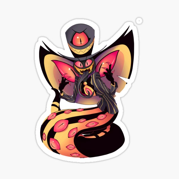 "Sir Pentious - Hazbin Hotel" Sticker for Sale by Aqsa-manzoor | Redbubble