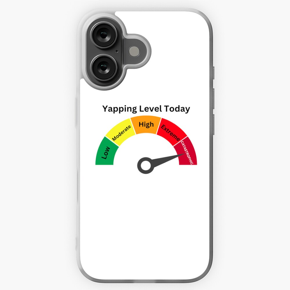"professional yapper yapping level meter funny meme" Poster for Sale by ...