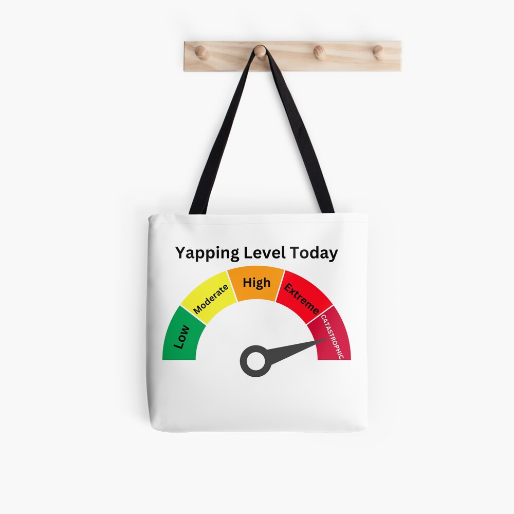 "professional yapper yapping level meter funny meme" Poster for Sale by ...