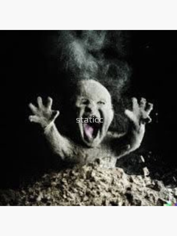 "Ash baby" Sticker for Sale by staticc | Redbubble