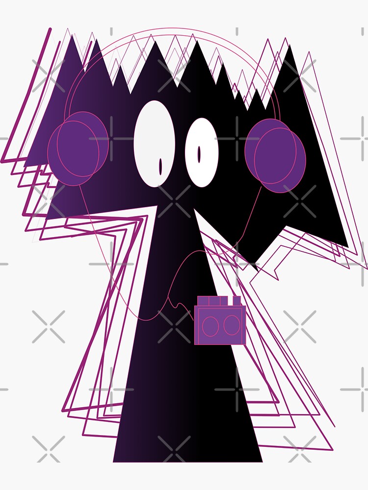 "Walkman Doodle Original Creation" Sticker for Sale by SamanthaRubin ...