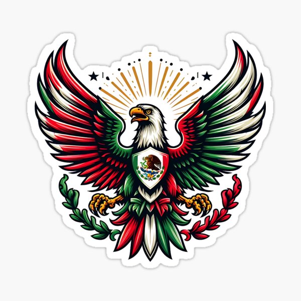 "Mexican Eagle" Sticker for Sale by Suukunna | Redbubble