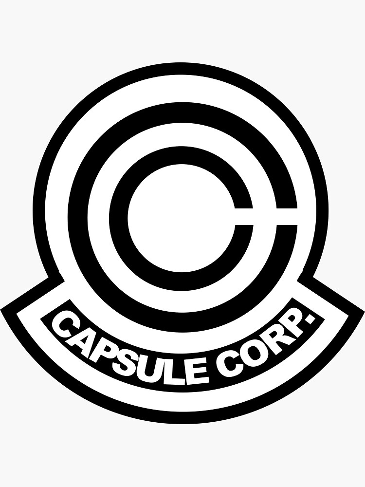 "Capsule corp logo" Sticker for Sale by gregor92 | Redbubble