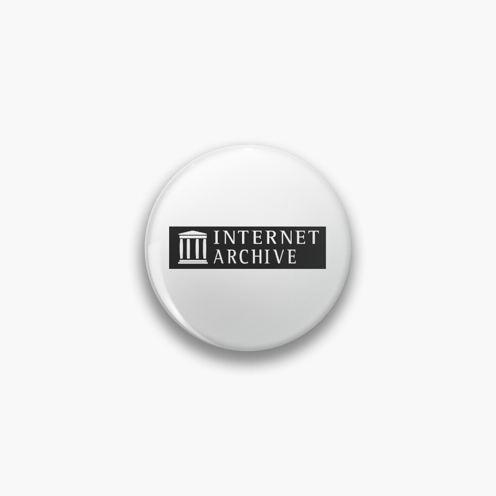 "internet archive logo" Sticker for Sale by grrlonline | Redbubble