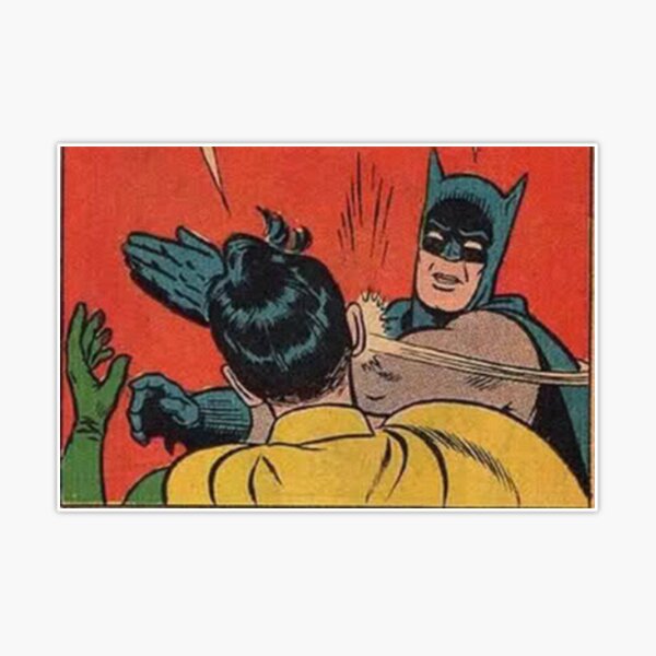 Batman Slaps Robin Blank