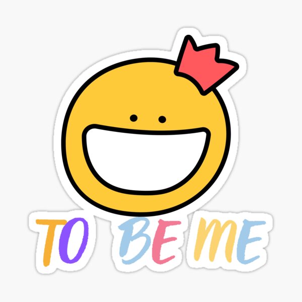 "Proud to be me" Sticker for Sale by UrbanEdgeTees | Redbubble