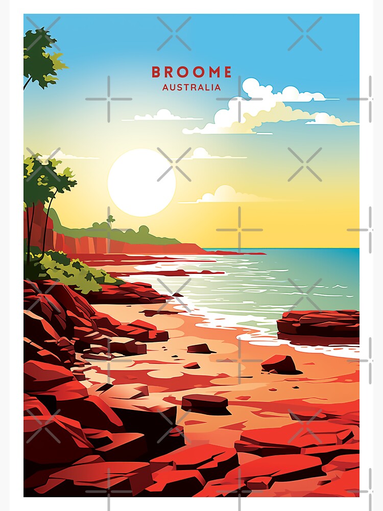 "Broome: Australia's Gateway to the Kimberley" Sticker for Sale by ...