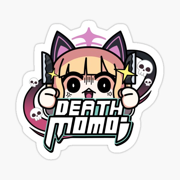 "DEATH MOMOI Sugar Rush Parody Blue Archive" Sticker for Sale by ...