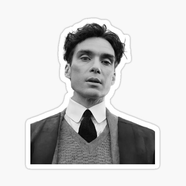 "Oppenheimer - Cillian Murphy" Sticker by LeGrizou | Redbubble