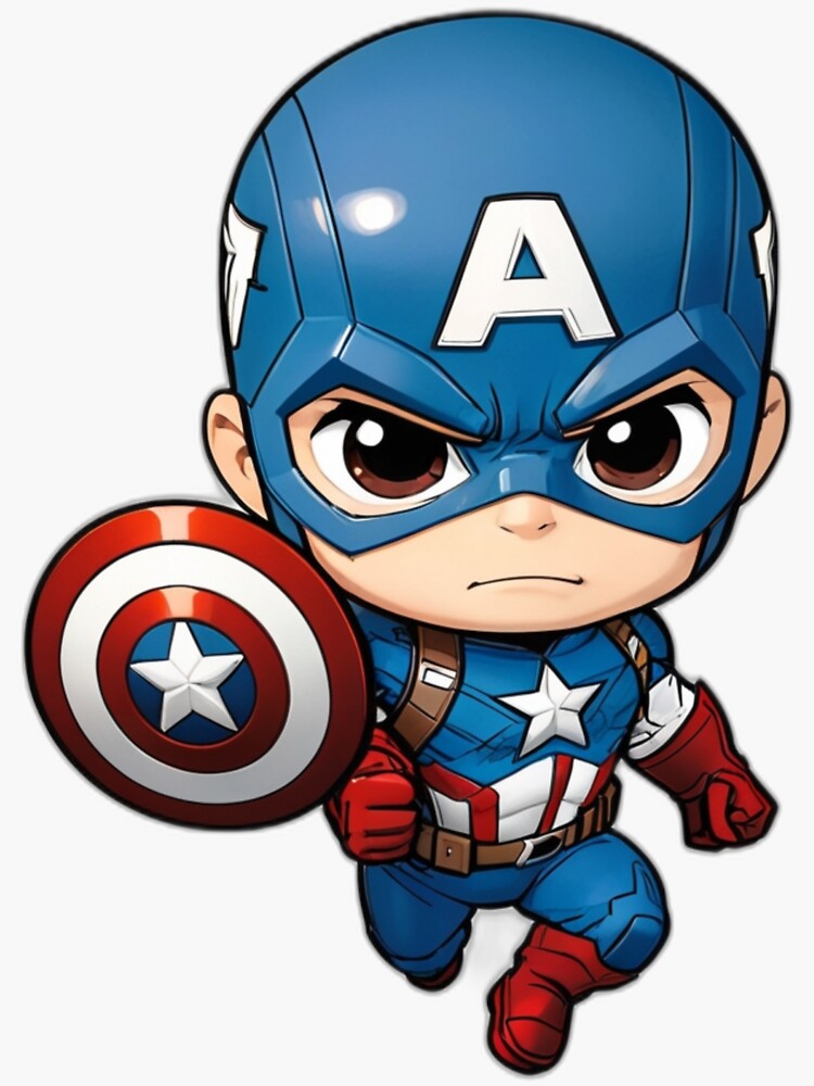 "Captain " Sticker for Sale by Adiss23 | Redbubble
