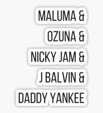 Ozuna: Pegatinas | Redbubble