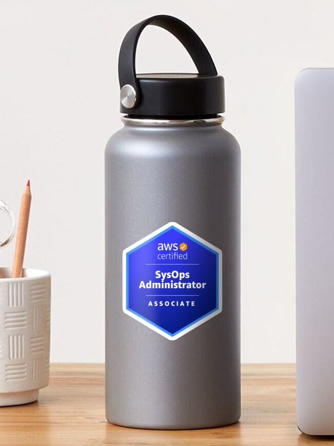 "AWS Certified SysOps Administrator Associate Badge" Sticker for Sale ...