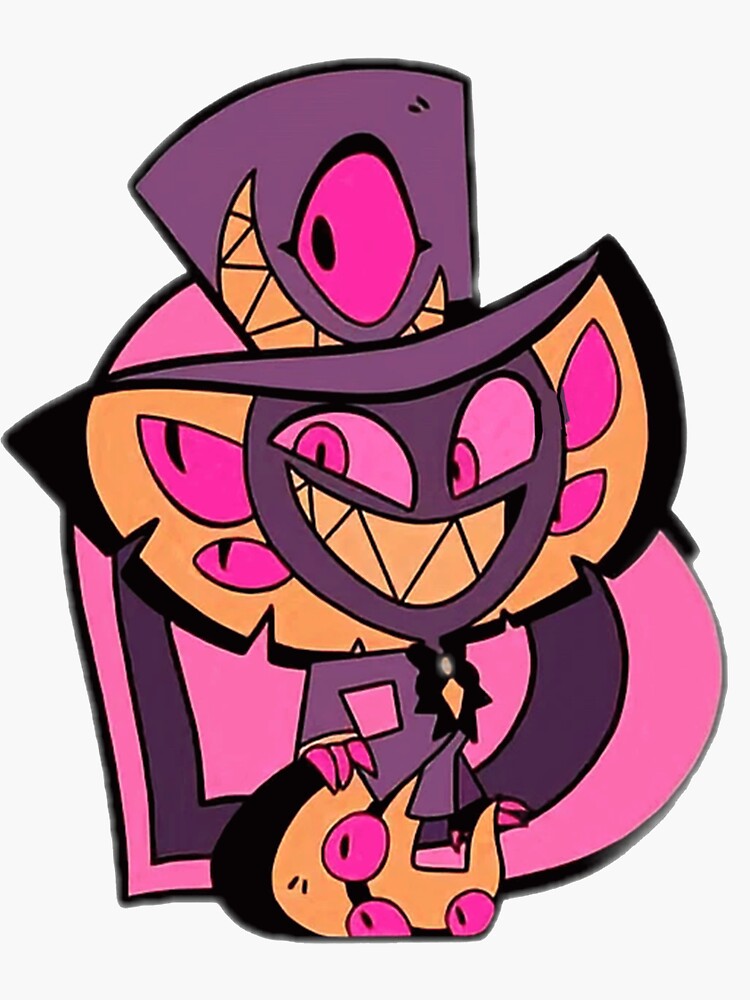 "Sir Pentious - Hazbin Hotel" Sticker for Sale by Aqsa-manzoor | Redbubble