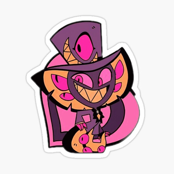 "Sir Pentious - Hazbin Hotel" Sticker for Sale by Aqsa-manzoor | Redbubble