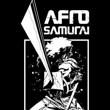 "Afro Samurai" Sticker for Sale by Aqsa-manzoor | Redbubble