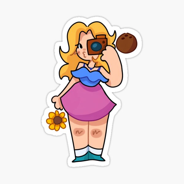 "Stardew valley - Haley" Sticker for Sale by Eviealien | Redbubble