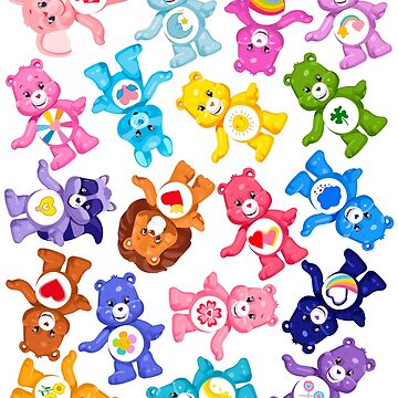 "Care Bear Pile - collage of Care Bears and cousins" Journal for Sale ...