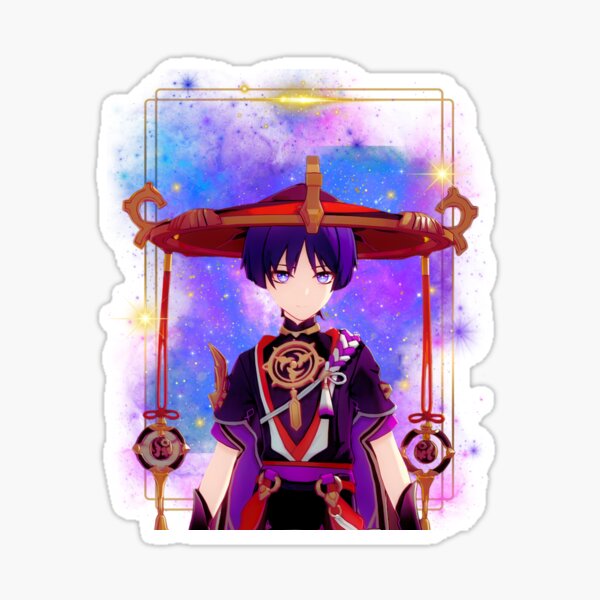 "Fatui Scaramouche Genshin Impact" Sticker by SegaJenkins | Redbubble