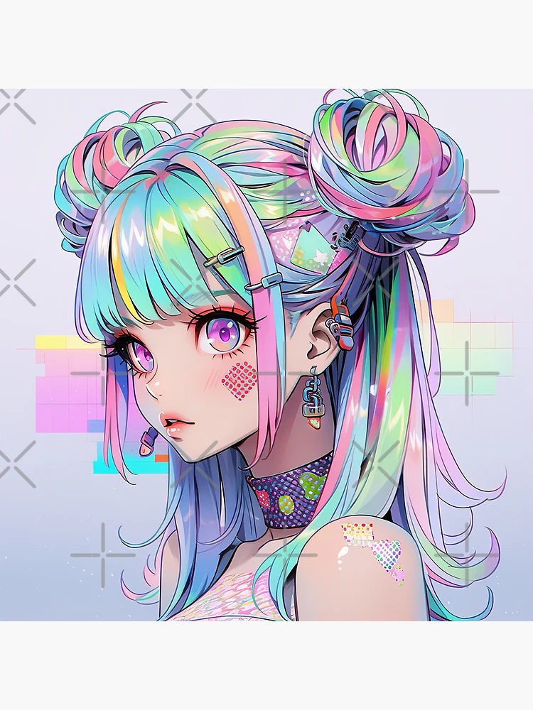 Anime Boogschutter Meisje Schets Download Slang Schilderij Met