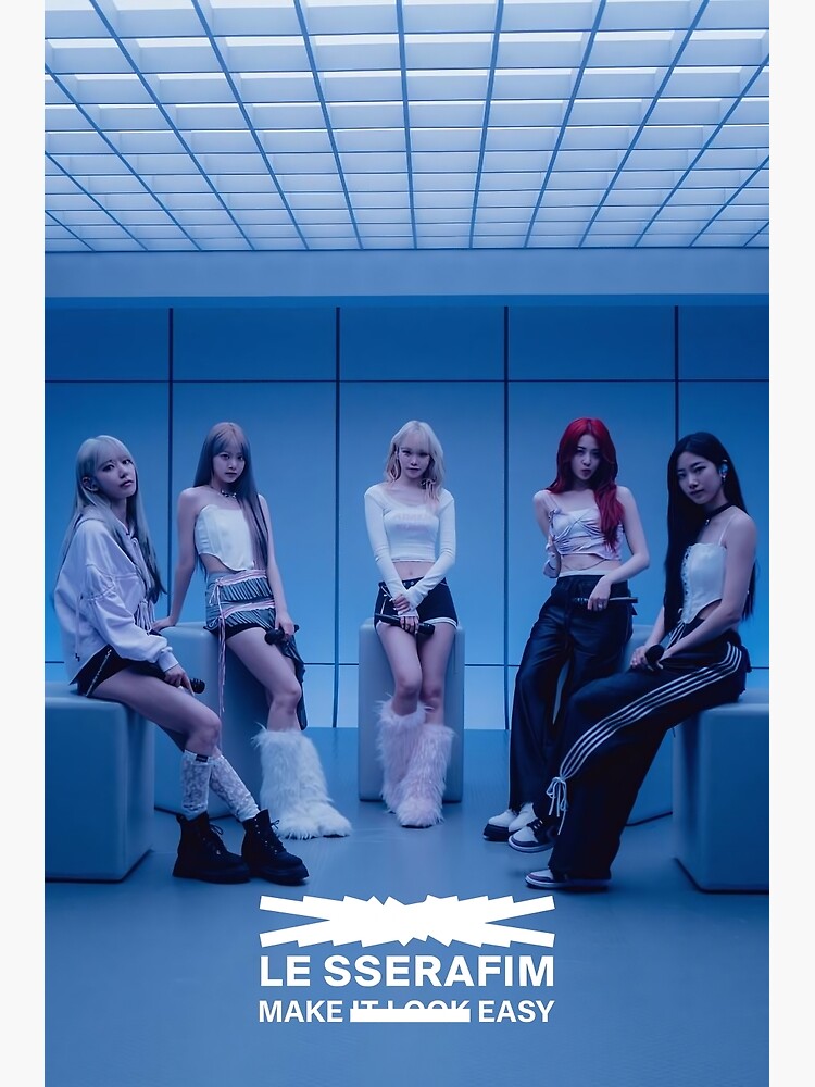 "Le Sserafim Easy SMART Make it Look Easy" Poster for Sale by Valereekmerch | Redbubble