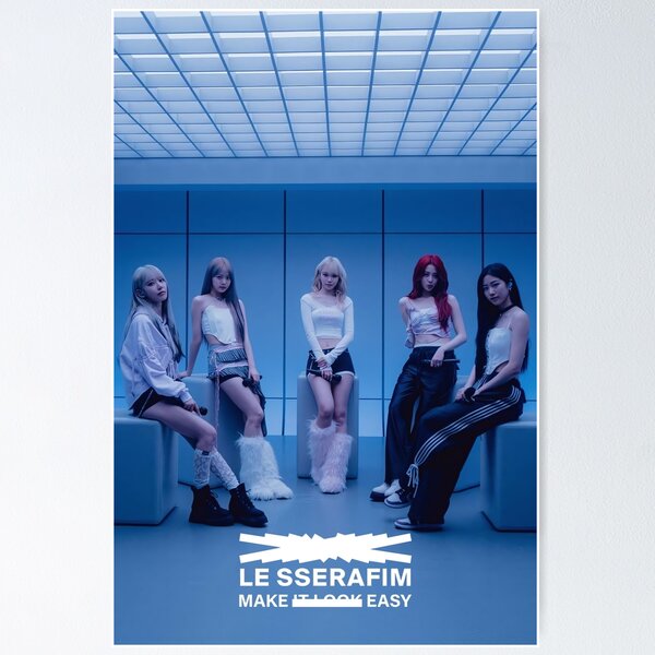 "Le Sserafim Easy SMART Make it Look Easy" Poster for Sale by ...