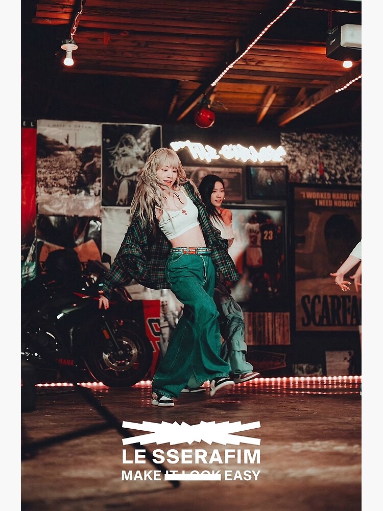 "Le Sserafim Sakura Kazuha Easy SMART Make it Look Easy" Poster for Sale by Valereekmerch ...