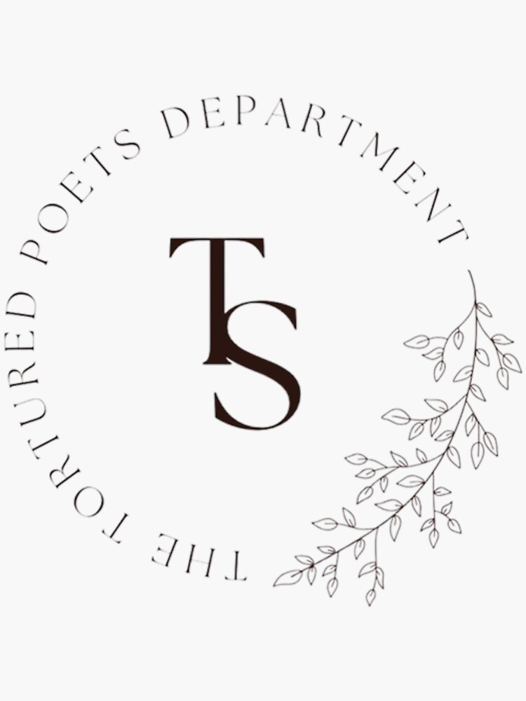 "TAYLOR SWIFT TTPD LOGO" Sticker for Sale by Joselle16 | Redbubble