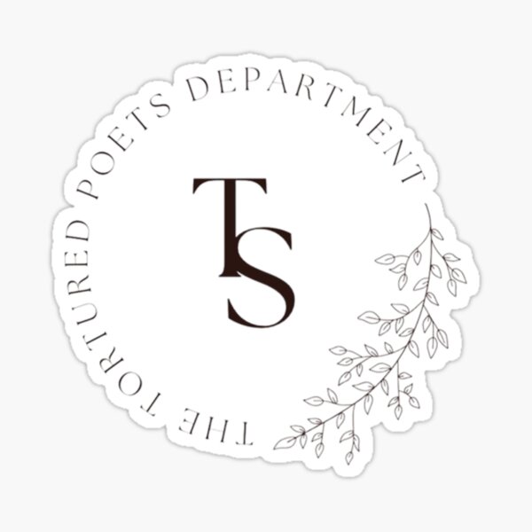 "TAYLOR SWIFT TTPD LOGO" Sticker for Sale by Joselle16 | Redbubble